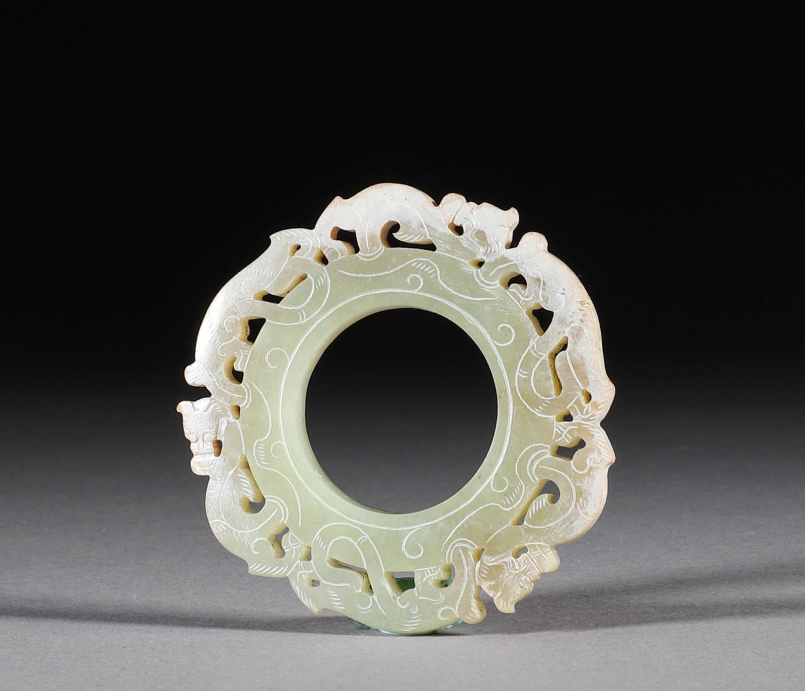 Ancient China, Jade With Dragon Pattern
