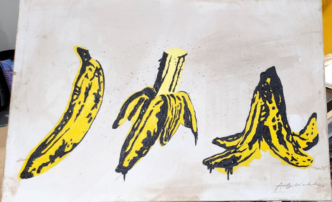 Andy Warhol 3 Bananas Auction