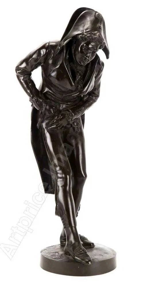 Pierre Louis Detrier (1822-1897), French Bronze Sculpture Le Muscadin ...