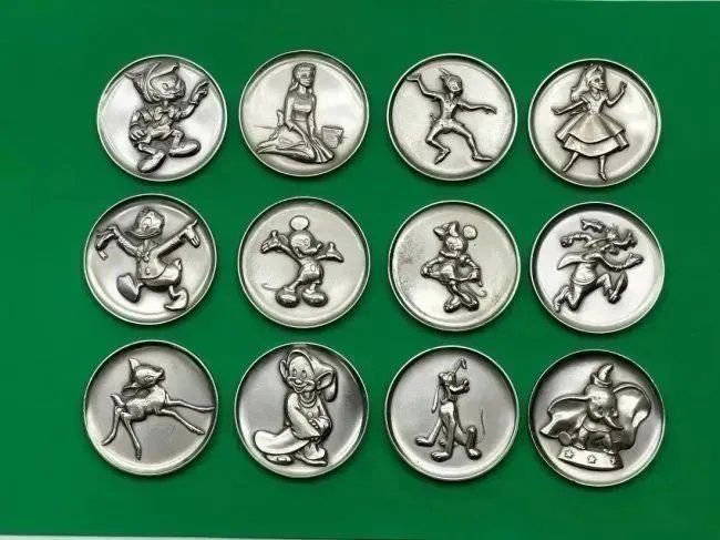 Disney Complete Kirk Collection Magic Of Disney Silver Lot Of 12 Coins ...