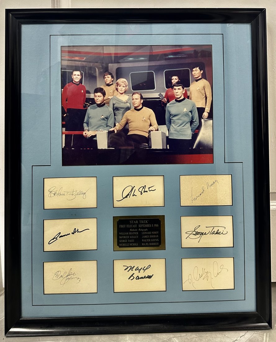 Star Trek (1966) : The Original Series Cast Autographs Oversized ...