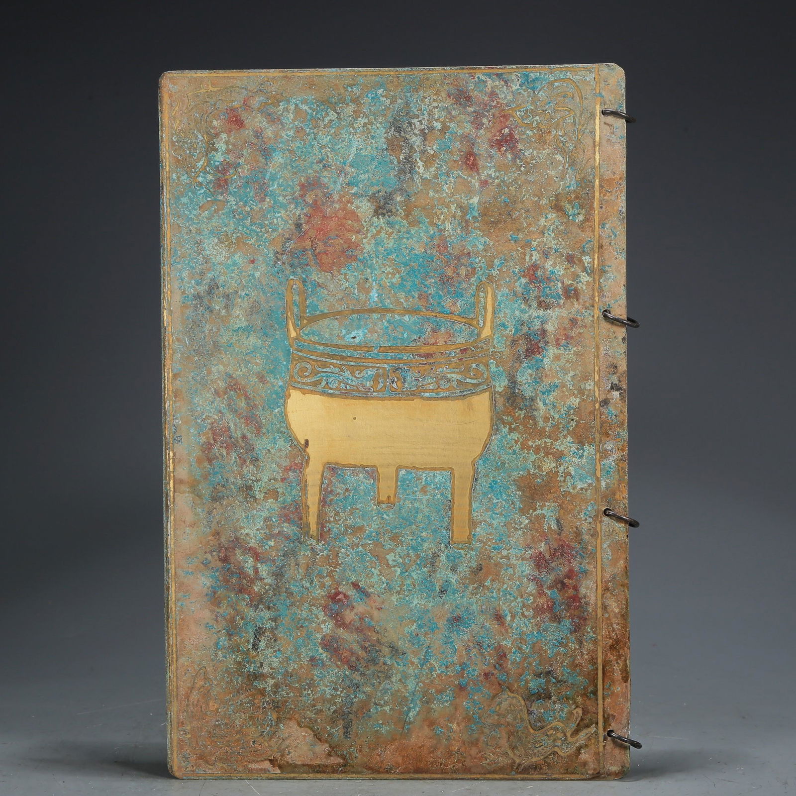 A Wonderful Bronze Book With Eight Pages
