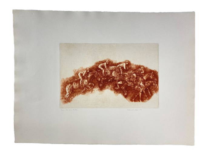 (3) Herbert Fink Etchings Ltd Ed Hand Signed 1978