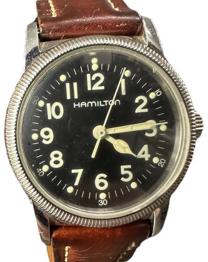Vintage Hamilton 9715 Military Quartz Wrist Watch