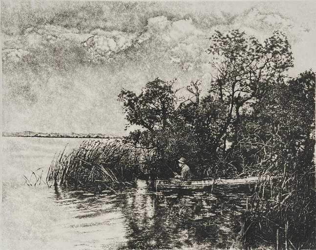 Herbert Fink Etching 1978