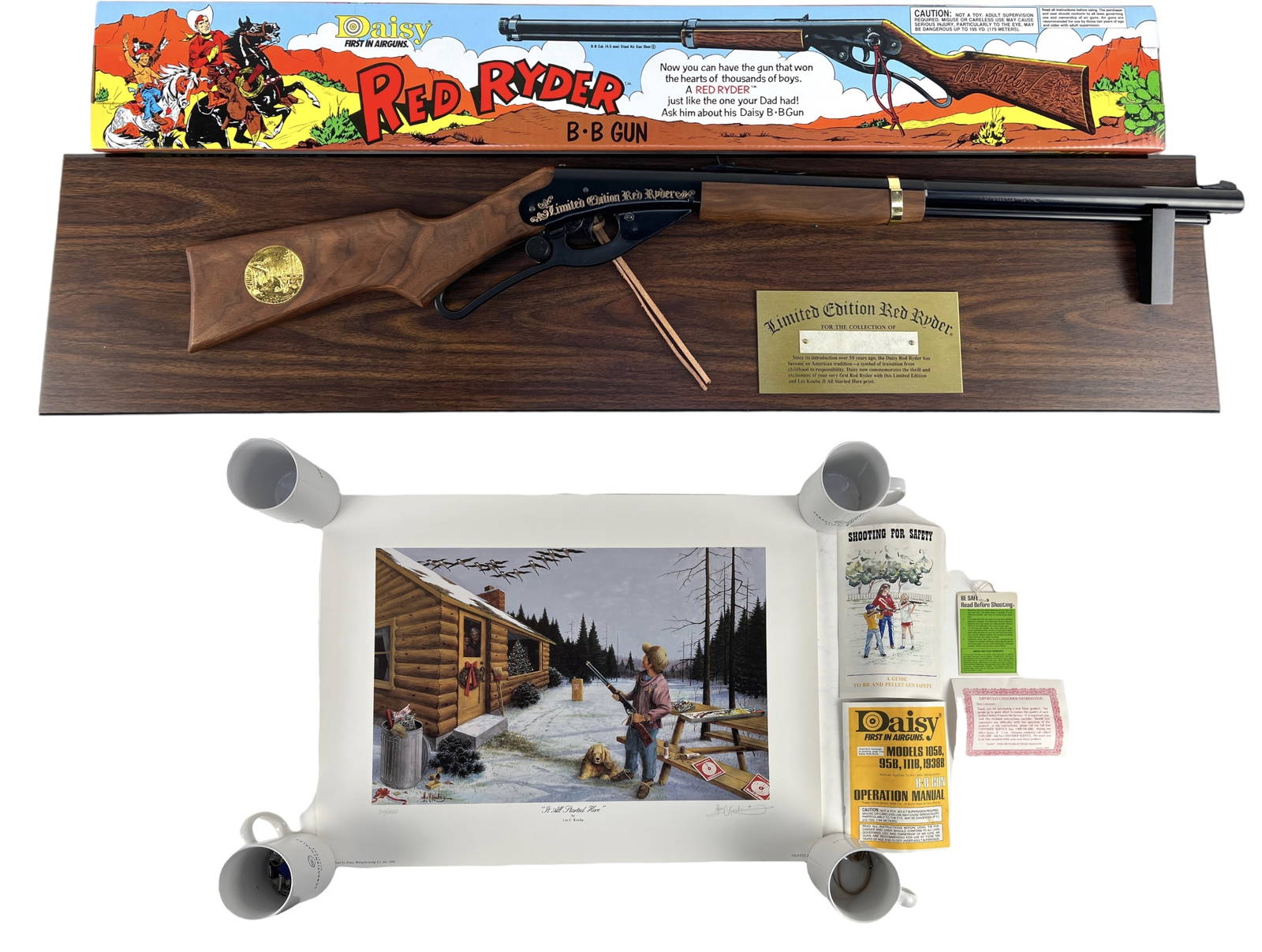 Special Edition Red Rider Bb Gun Set Auction