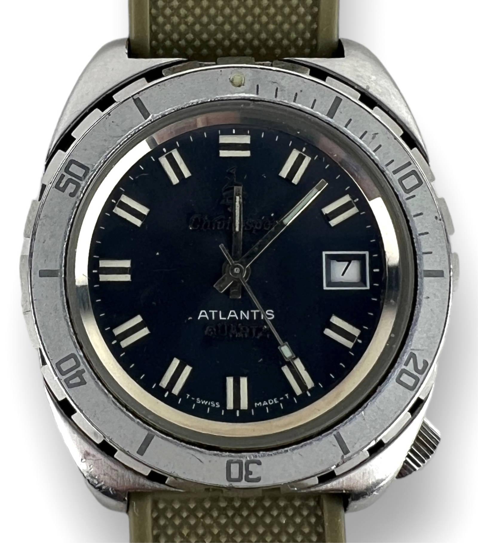 Chronosport Atlantis Swiss Quartz 39mm Divers Watch Auction
