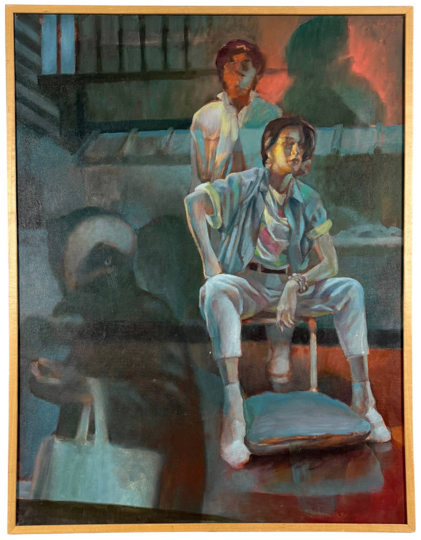 Dan Mackerman "mannequins" Oil On Canvas 1991 Auction