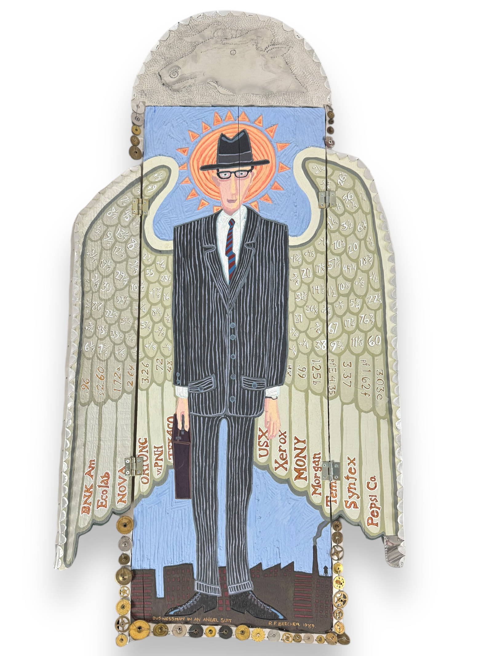 Ross Palmer Beecher Mixed Media 1989 Auction