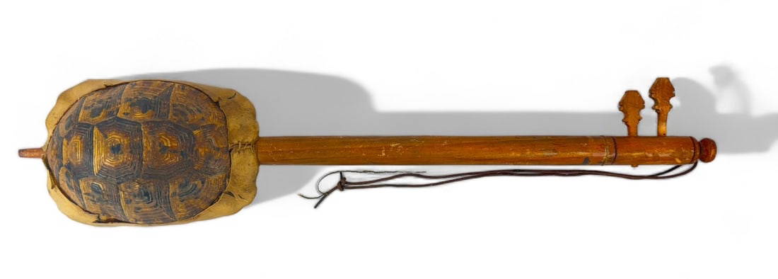 Native American Turtle Shell Lute Auction