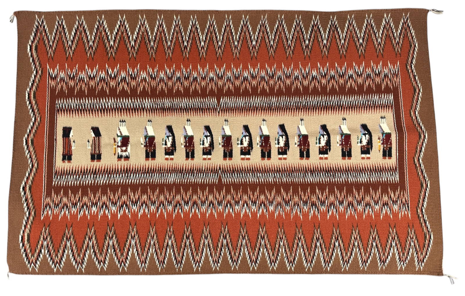 Verna Begay 'yei Bi Chei' Woven Navajo Rug Auction
