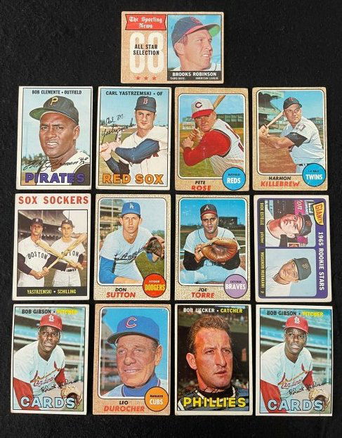 1962 - 1968 Topps Baseball Cards Stars and Commons - Nov 23, 2021 | APL ...