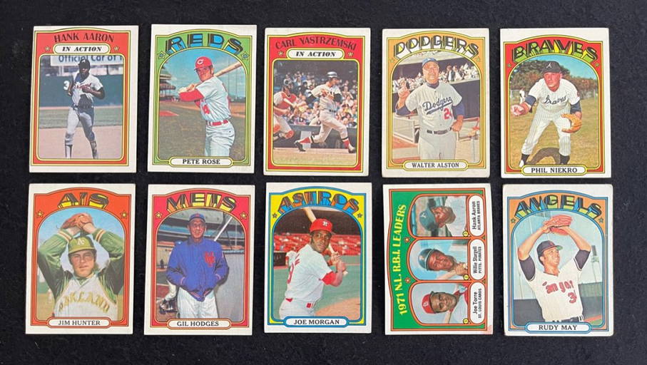 1972 Topps Baseball Stars and Commons - Nov 23, 2021 | APL Cards ...