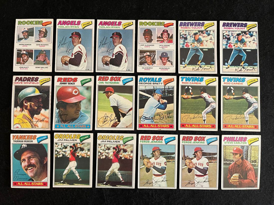 1977 Topps Baseball Cards Star Cards
