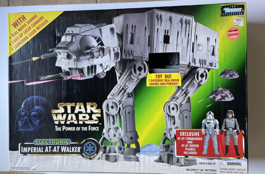 1997 Star Wars Electronic At At Walker