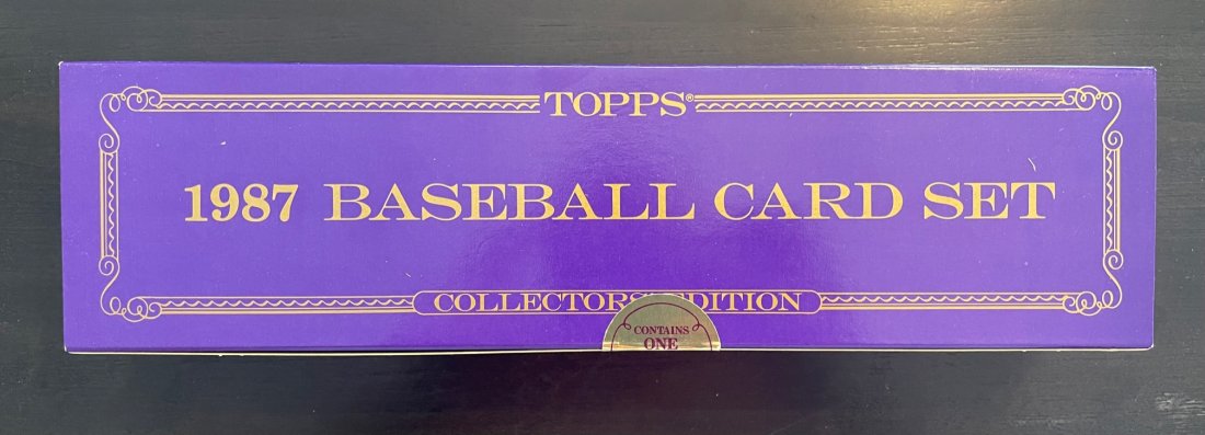 1987 Topps Tiffany Set Factory Sealed - Nov 30, 2022 | APL Cards ...