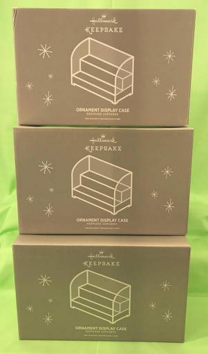 Three Hallmark Keepsake Cupcake Ornament display cases (#0339) on Dec ...
