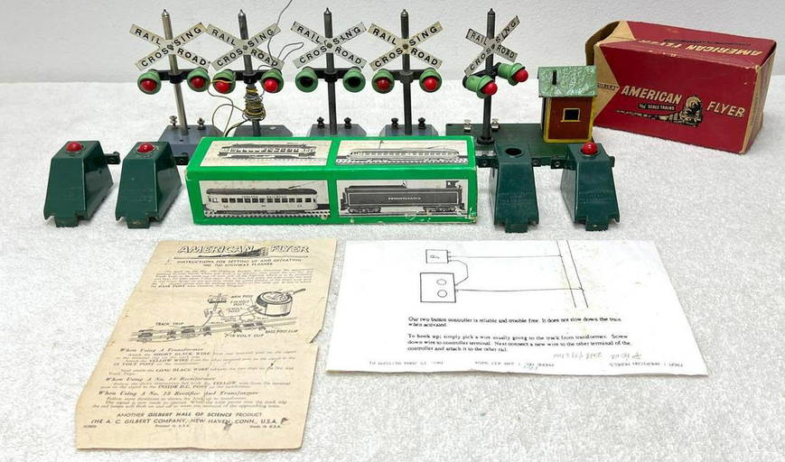 Postwar American Flyer S Gauge Bell Ringing Shack Four