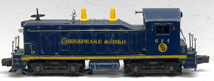 Postwar Lionel O Gauge 624 C&o Nw 2 Diesel Locomotive
