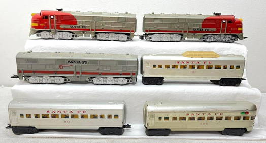 Marx Santa Fe Diesel Locomotives 1095