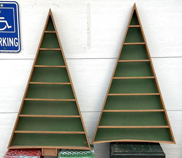 Hallmark Two Store Christmas Tree Displays For Ornaments