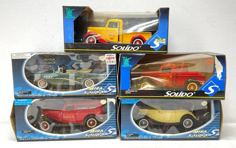 1:18 scale die-cast Five Mira Solido in original boxes (#0178) on Dec ...