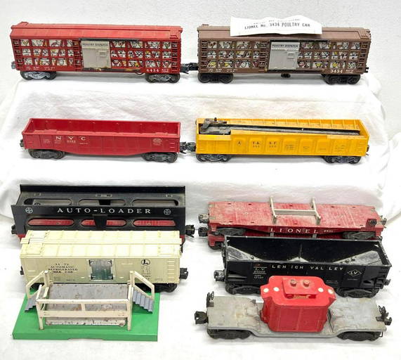 Postwar Lionel O Gauge 3434 6414 6434 3562 50 6801