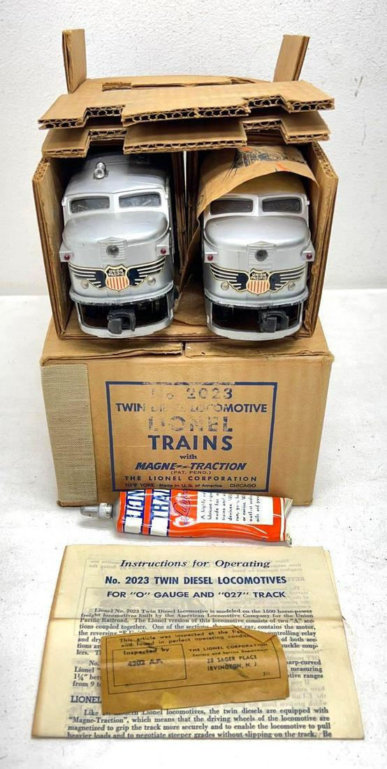 Postwar Lionel O Gauge 2023 Up Twin Diesels In Master