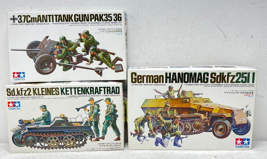 Tamiya 1:35 35035 35029 35020 Unbuilt Kits In Original Boxes