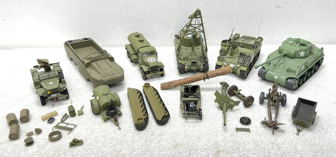 Built Us Military Vehicle Model Kits 1:35 Scale Very Nicely Painted