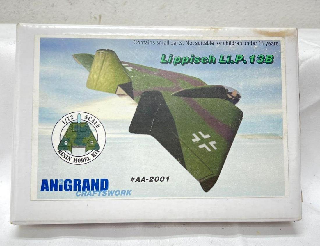 Anigrand 1:72 Resin Model Kit Aa-2001 Lippisch Li.p.13b Unbuilt In ...