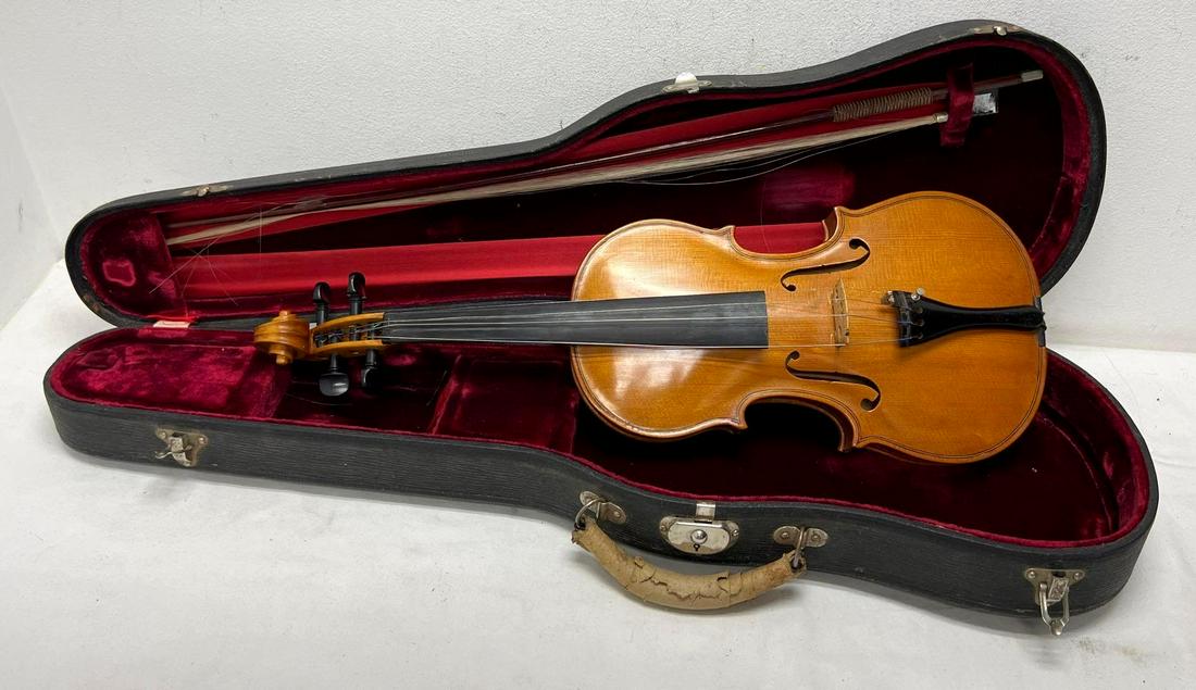 Violin In Hard Case Harold Beasley Naylor Mo 1977 Handmade Auction