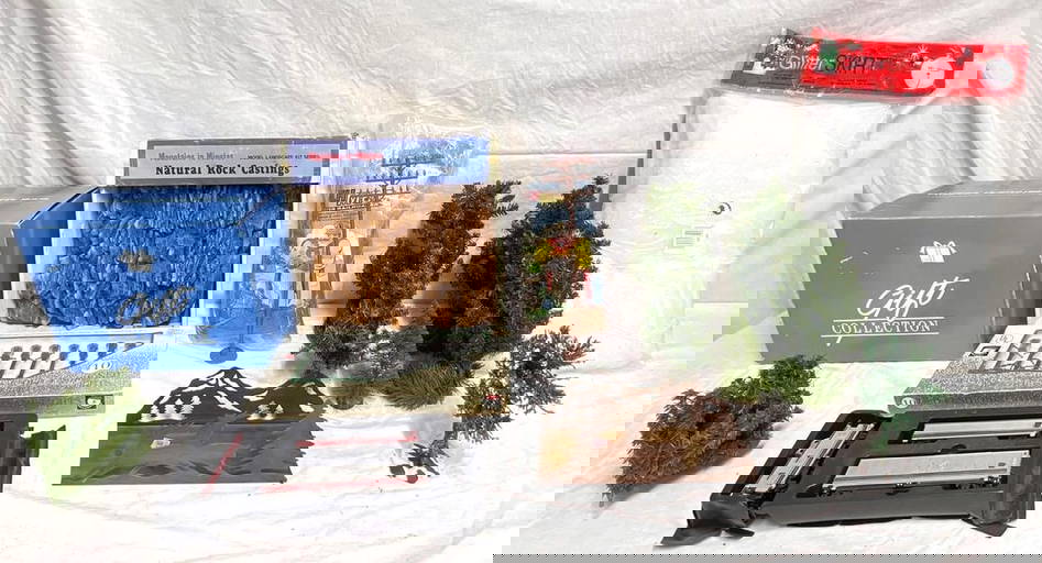 Christmas Railroad Diorama Layout Transformers Trains