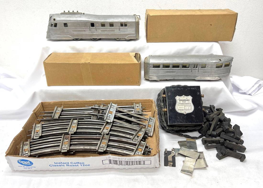 Prewar American Flyer O Gauge Cb&q Zephyr Streamline Articulated Set ...
