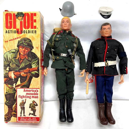 Gi Joe Ww2 German Solider And Dress Marine