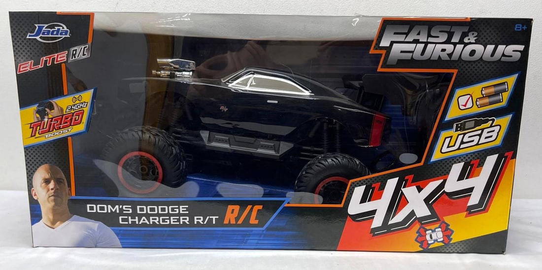 2019 Jada Elite Rc Fast And Furious 4x4 Doms Dodge Charger Rt Remote ...