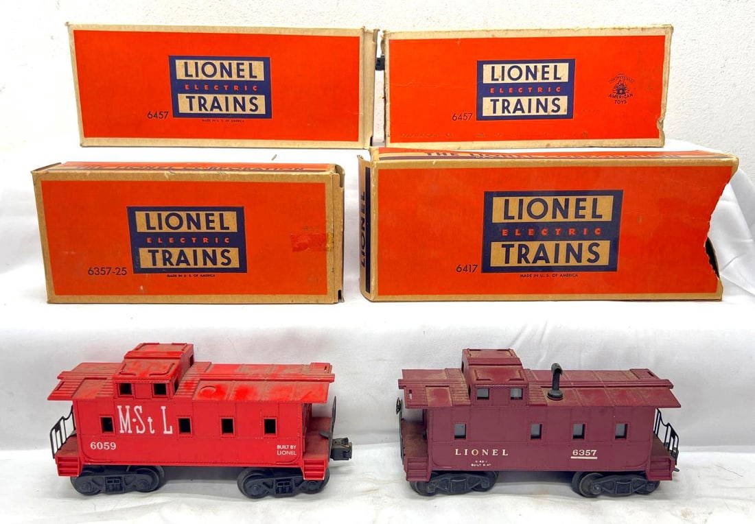 Postwar Lionel O Gauge 6059 6357 6357-25 6417 6457 6457 Some Boxes Auction