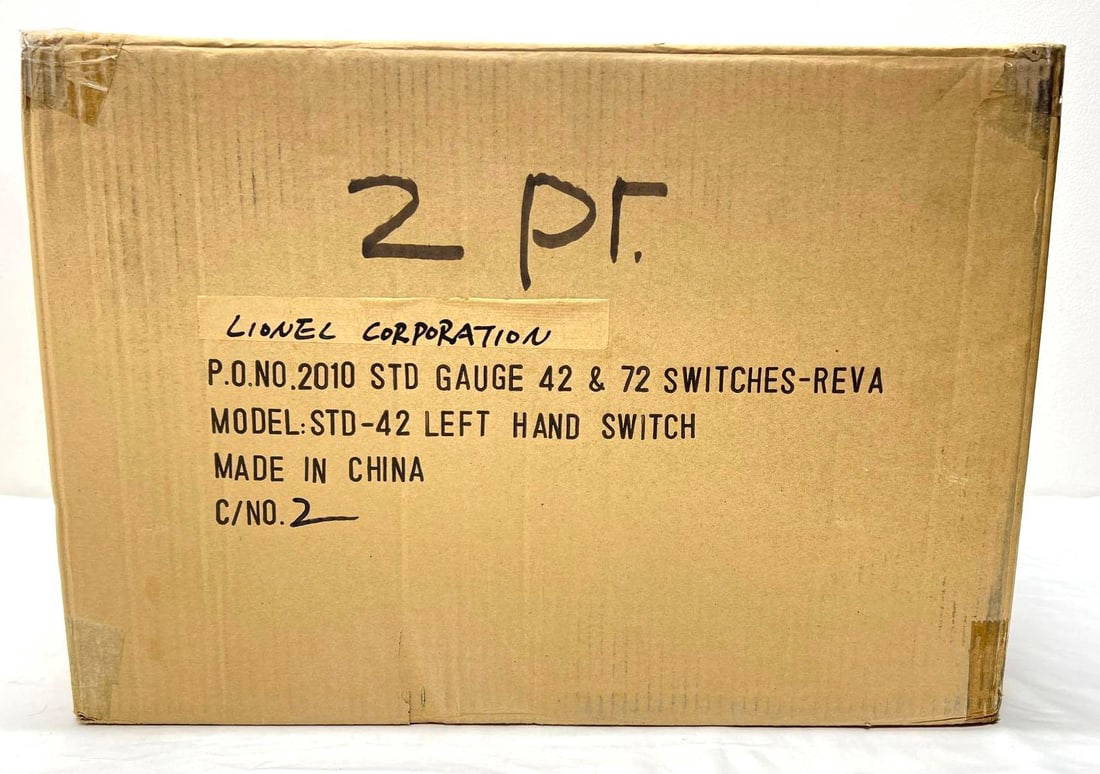 Modern Era Mth Lionel Std Ga Switches 2 Pair Auction