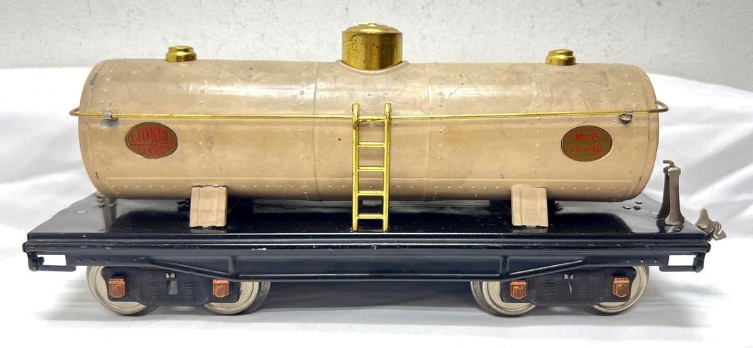 Prewar Lionel Standard Gauge 215 Ivory Oil Tank Car Auction