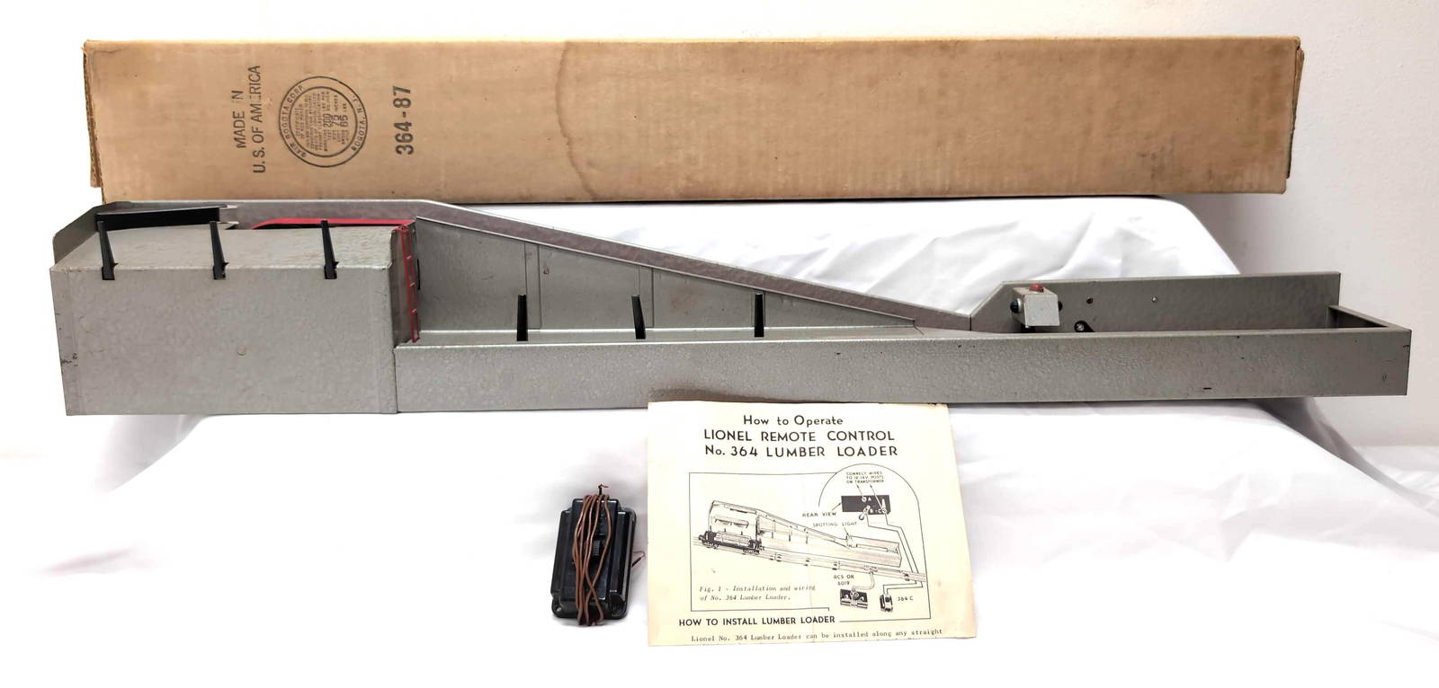 Postwar Lionel O Gauge 364 Lumber Loader In Box Auction
