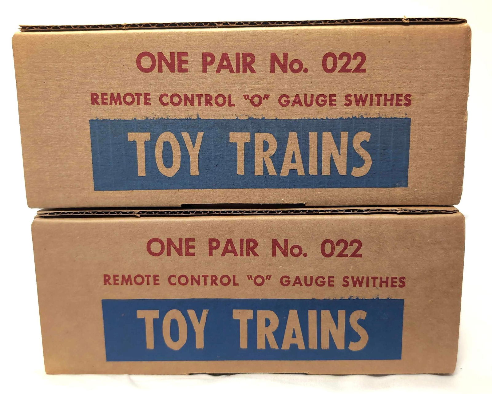 Two Pair Lionel O Gauge 022 Switches In Box Auction