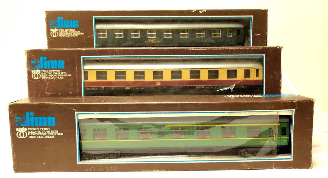 Lima O Scale 2-rail 6601 6609 6617 In Original Boxes Auction