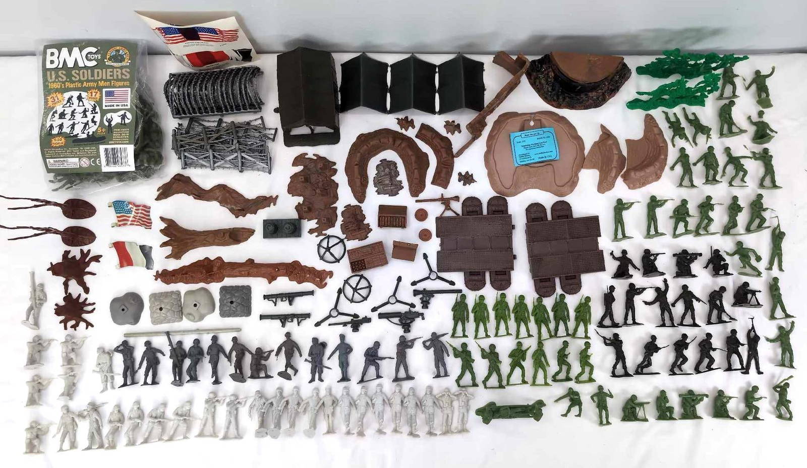 Vintage 1970 Marx Battle Ground Play Set In Box Auction