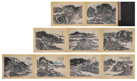 Wang Ximeng Thousand Miles Of Rivers And Mountains Paintings