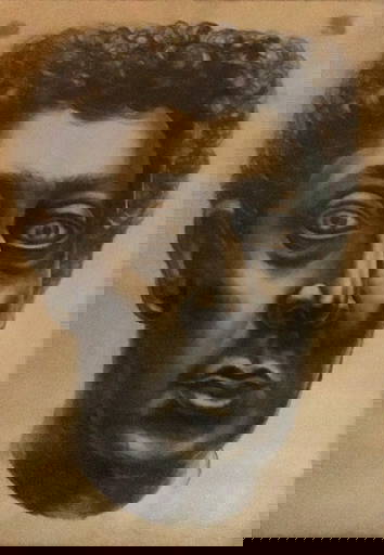 David Alfaro Siqueiros (mexican 1896 1974) Auto Retrato, (self Portrait)