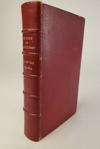 Oevres De Alfred De Musset Poesies 1833 1852 Paris