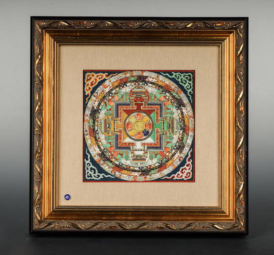Vajradhatu Mandala Thangka, Tibet Or Mongolia, 19th C