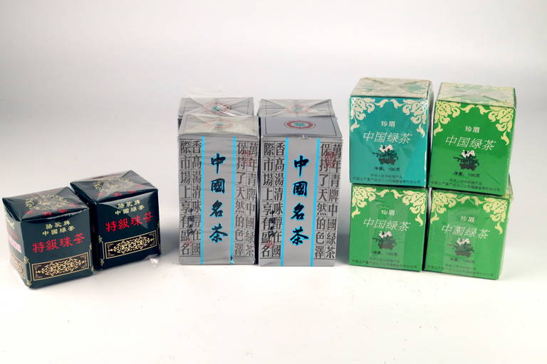 1980s Famous Chinese Xinyang Maojian Tea (shanghai)*4；1970s Rare ...