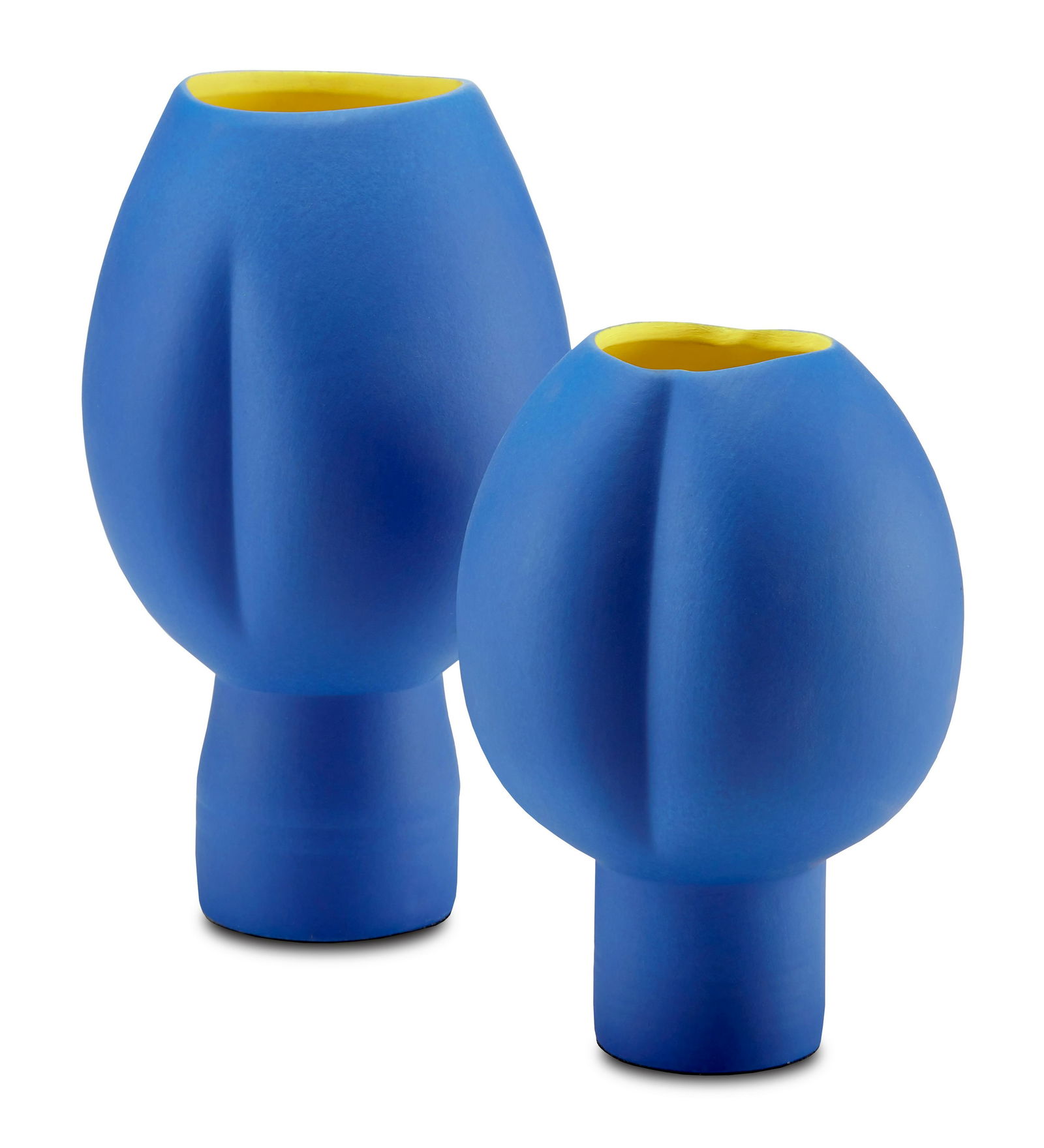 Set of Two International-Klein-Blue Porcelain Vases (#4227) on Dec 28 ...