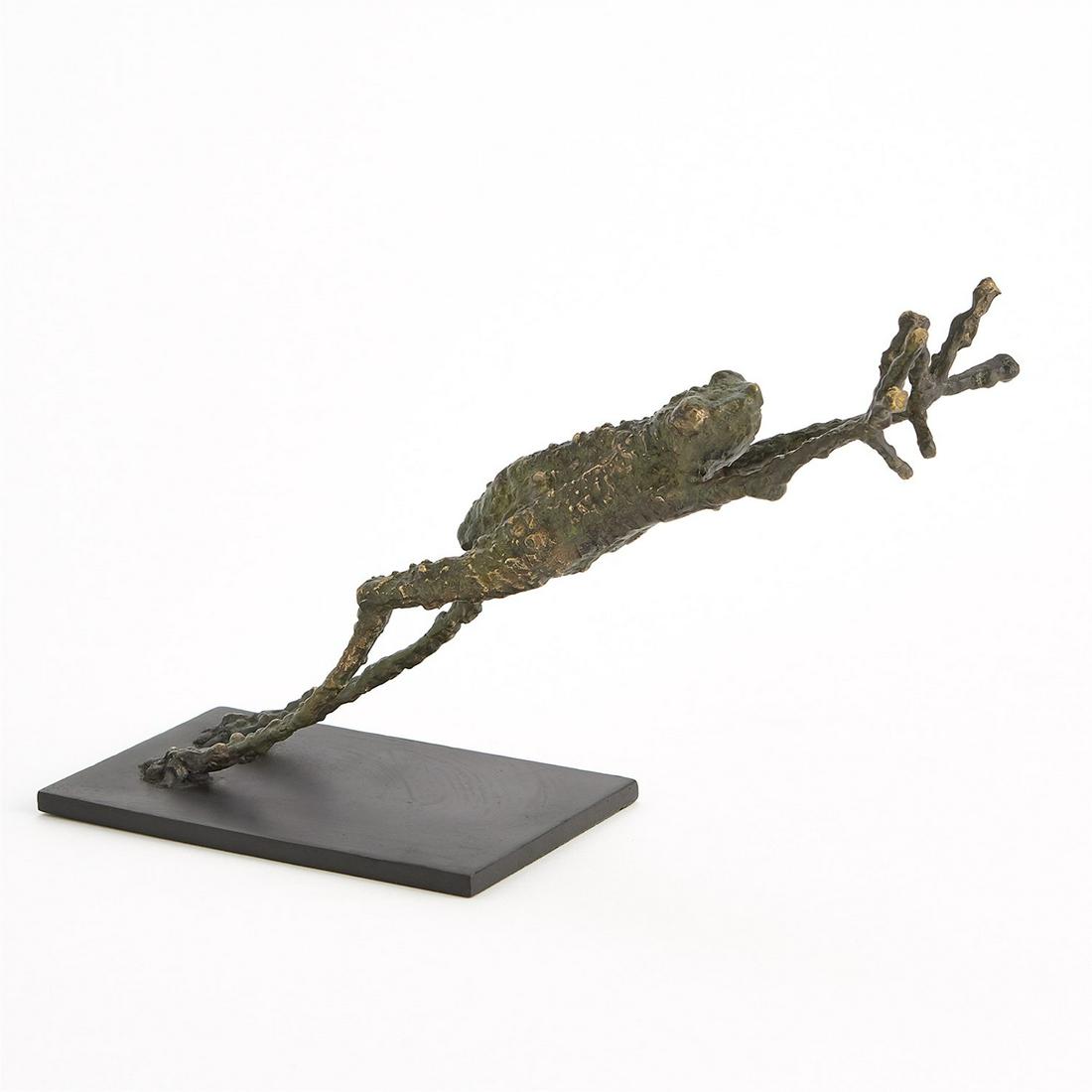 Dynamic Frog Sculpture Auction